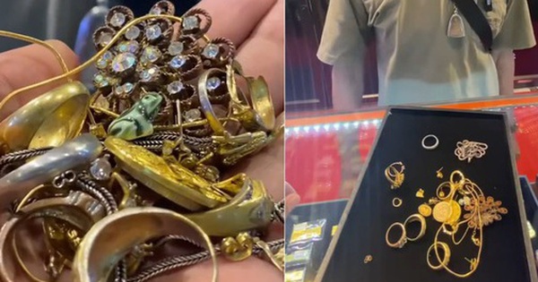 Nhặt được vàng ở bãi rác, người đàn ông mang đi kiểm tra thì sốc nặng